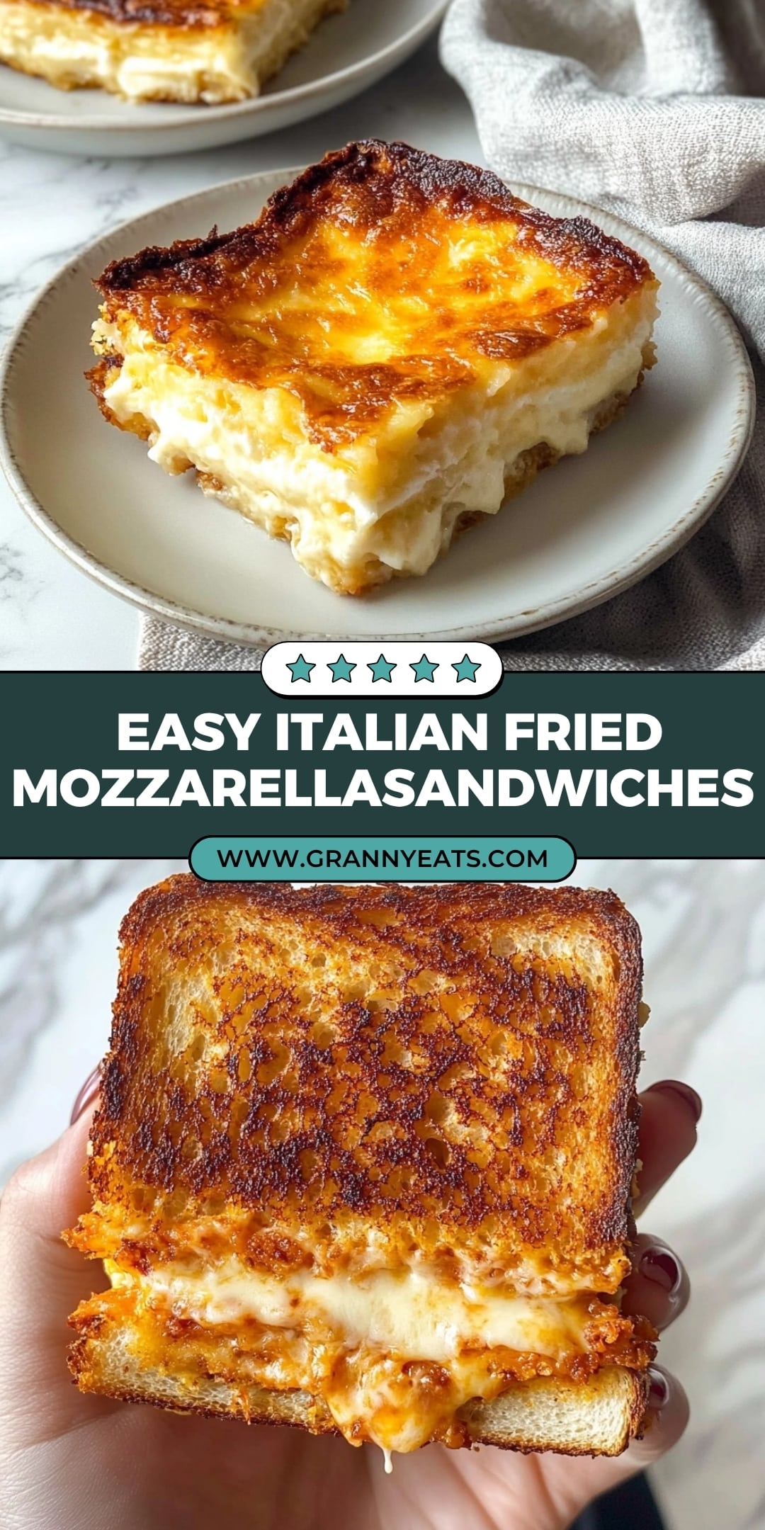 Mozzarella in Carrozza: Irresistible Italian Fried Mozzarella Sandwiches