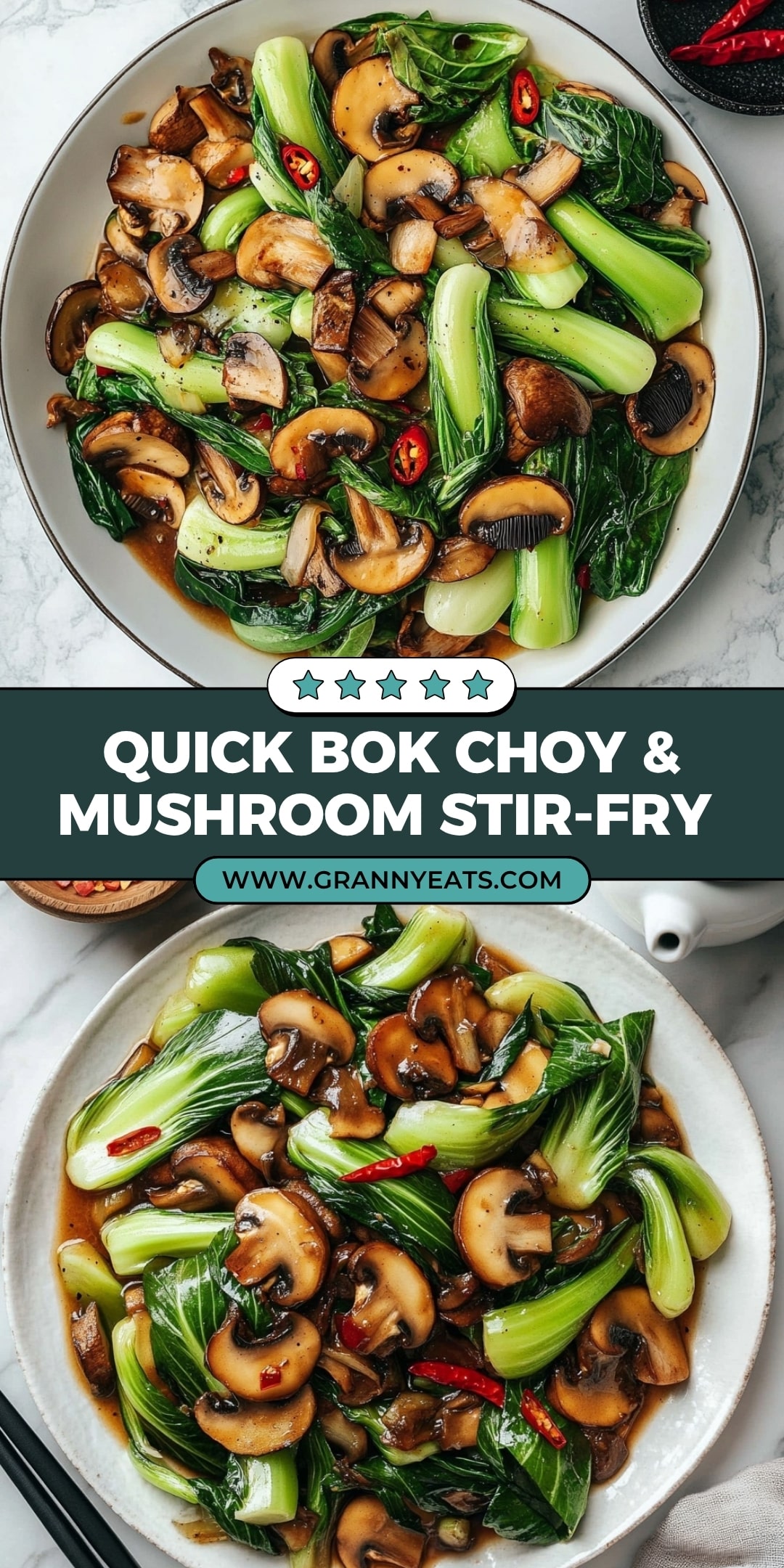 Bok Choy and Mushroom Stir Fry: Easy Weeknight Dinner Delight