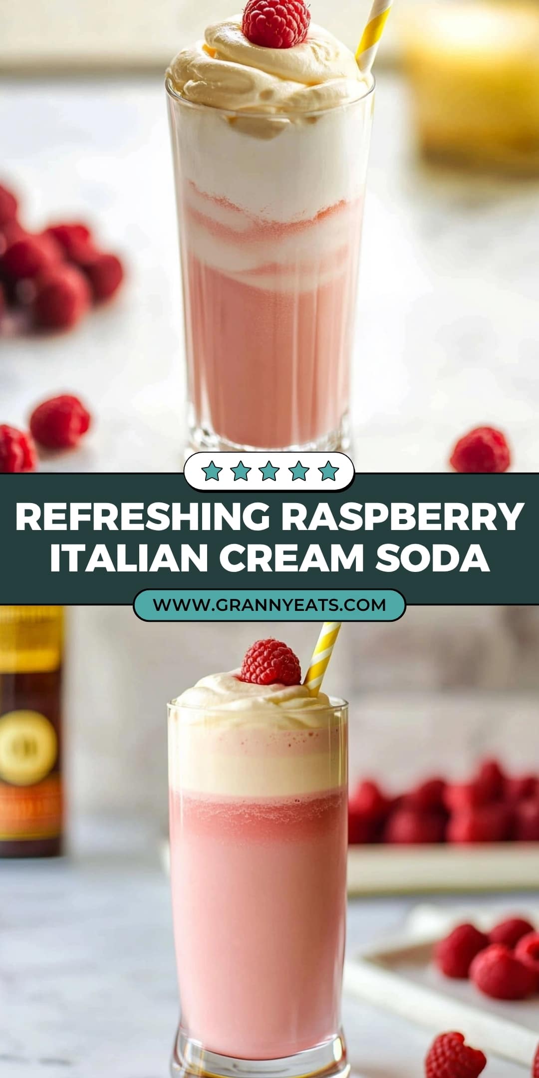 Raspberry Italian Cream Soda Recipe - Refreshing & Decadent Drink