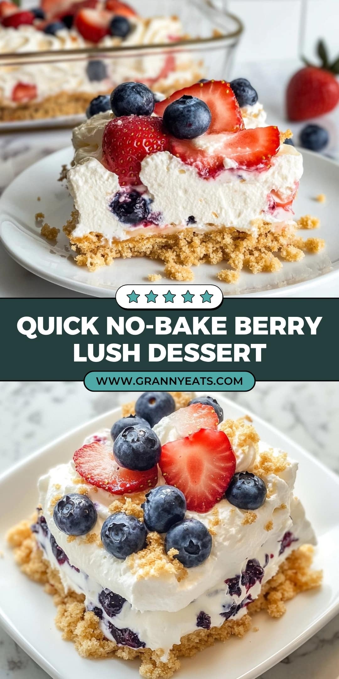 No-Bake Berry Lush Recipe: A Delectable Dessert Delight