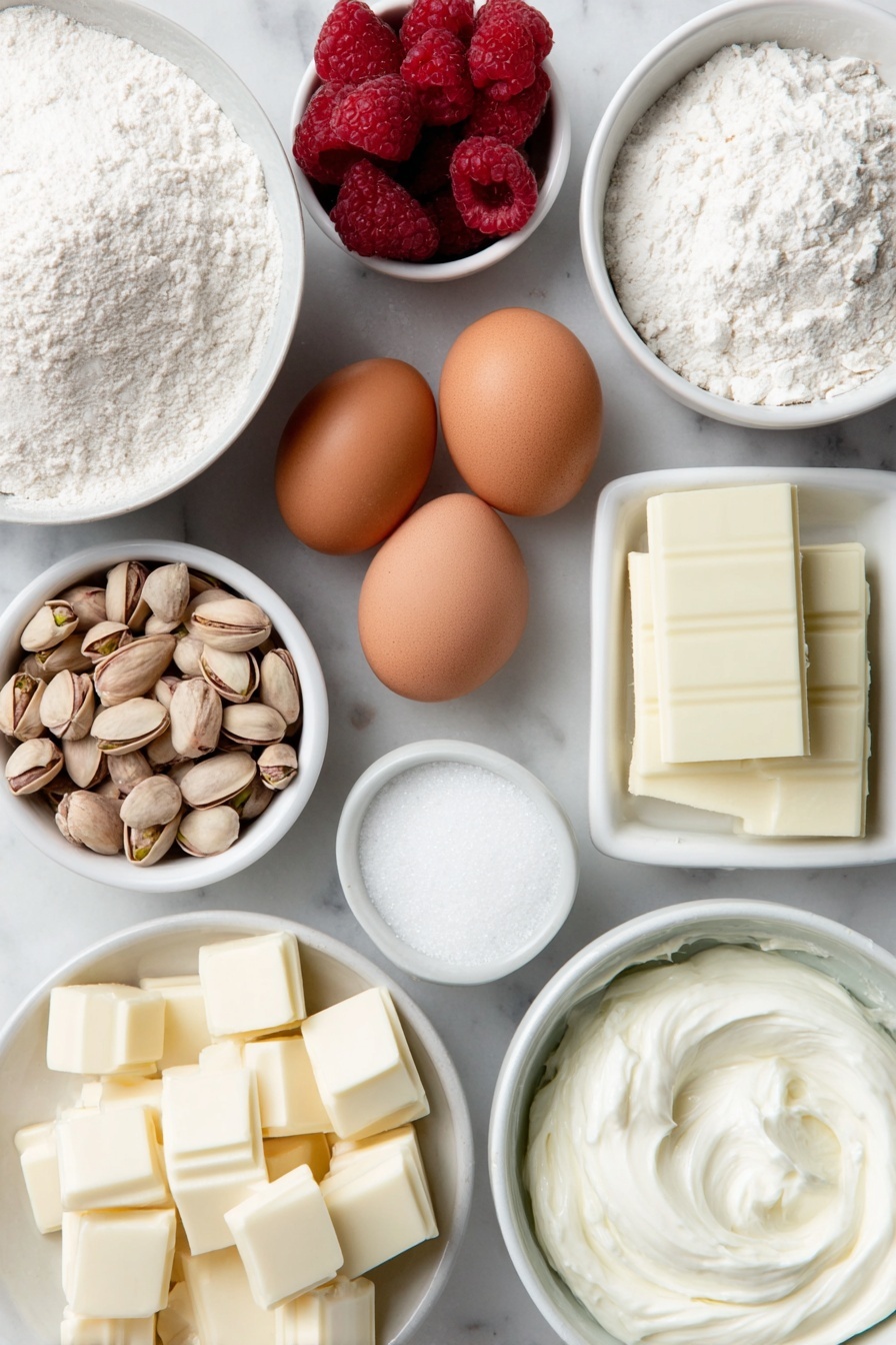 Christmas Raspberry Pistachio Roulade - Festive Holiday Dessert