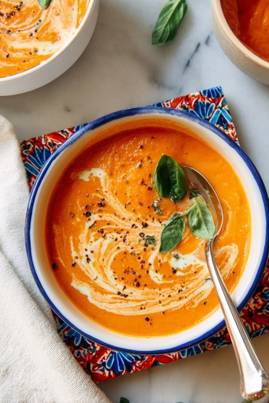 Roasted Red Pepper Ravioli Soup: Cozy & Flavorful Meal