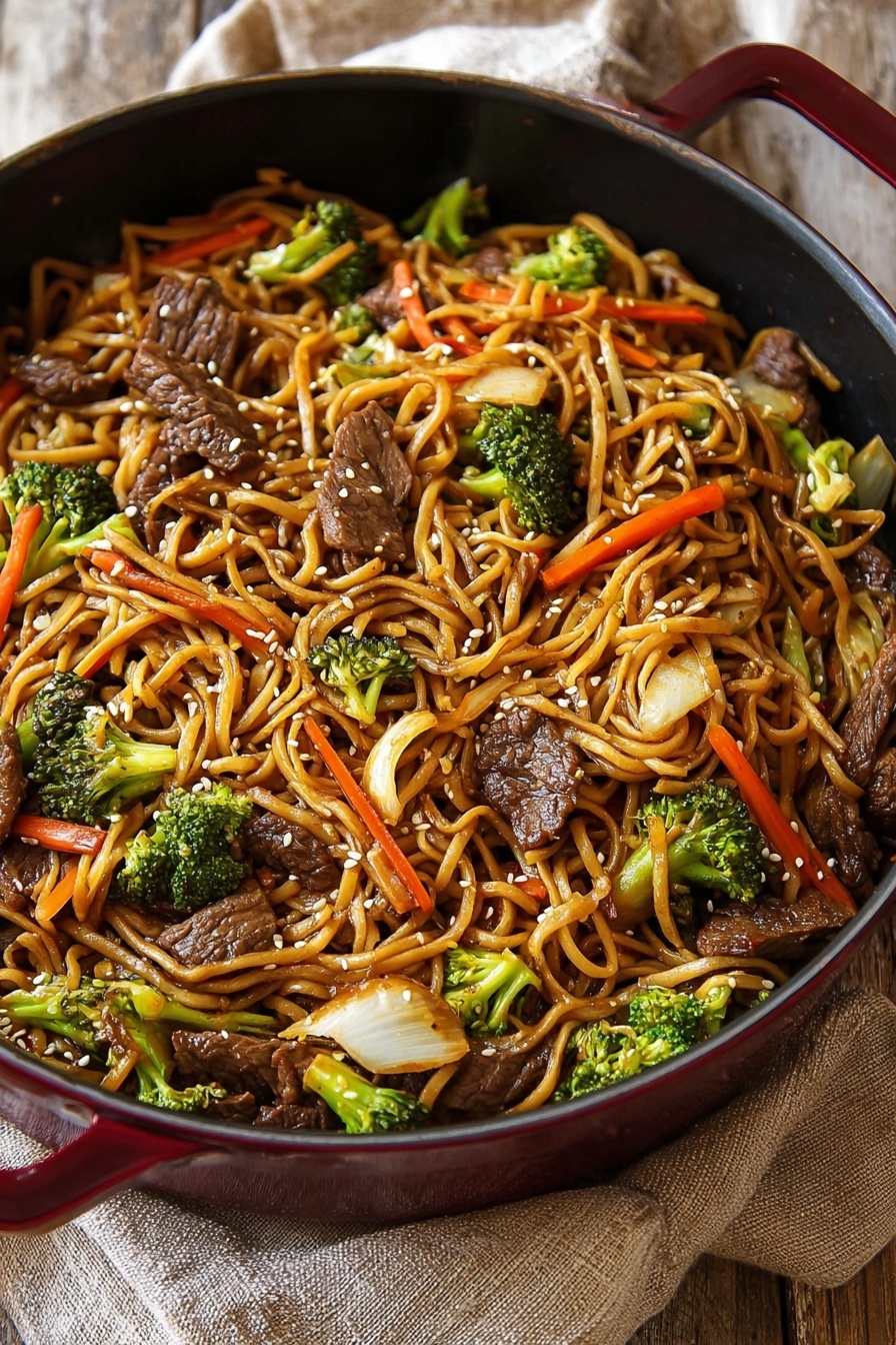 Beef Lo Mein - Easy, Flavorful Chinese Noodle Stir-Fry