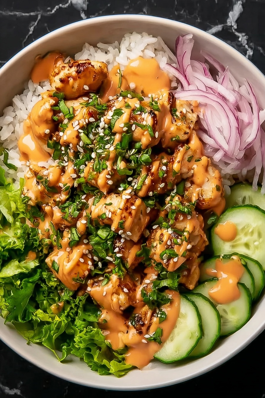 Bang Bang Chicken Bowl Recipe – Flavorful & Easy Dinner