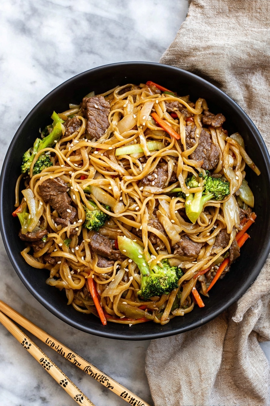 Beef Lo Mein - Easy, Flavorful Chinese Noodle Stir-Fry
