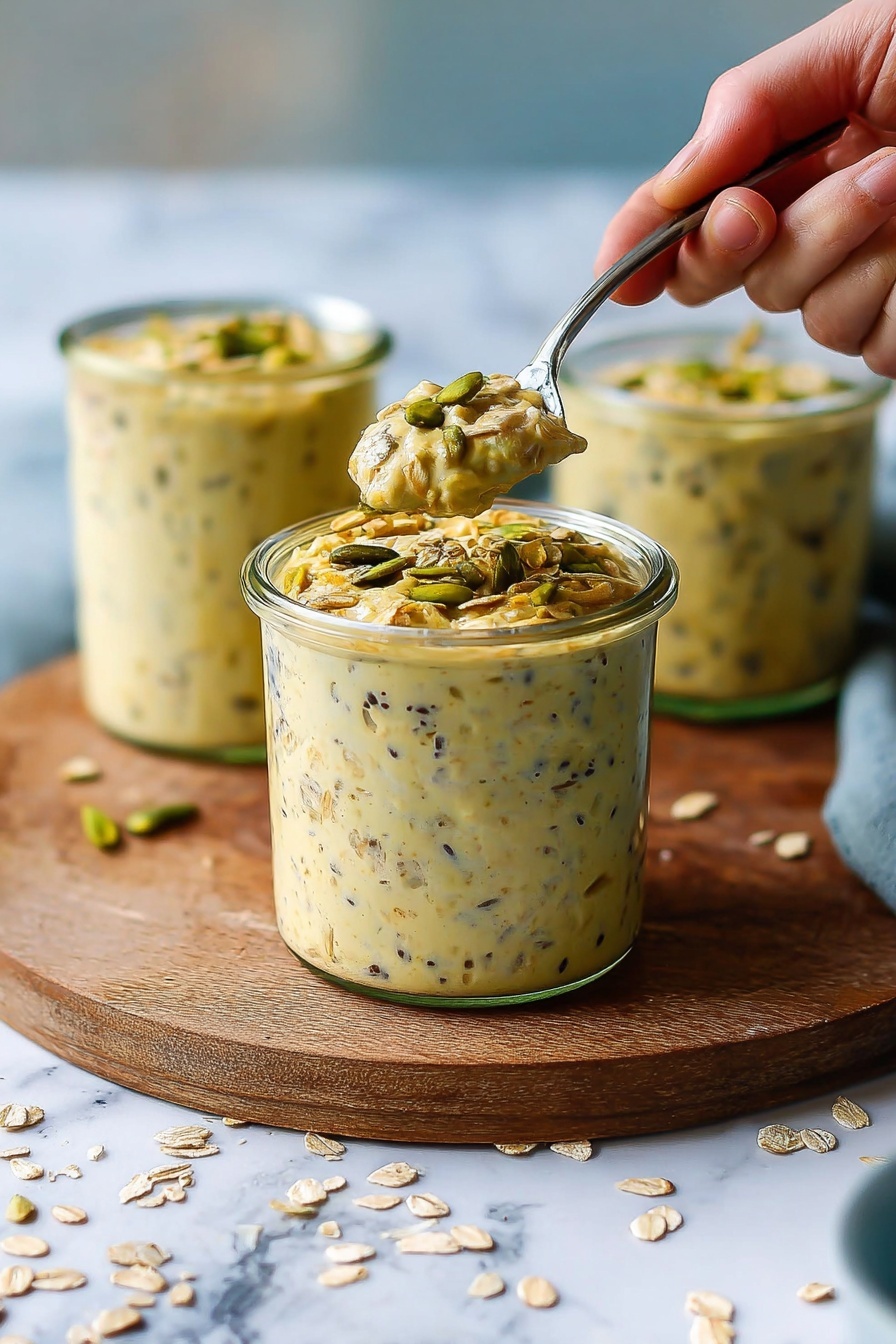 Indian Overnight Oats with Saffron and Pistachios – Delicious & Exotic