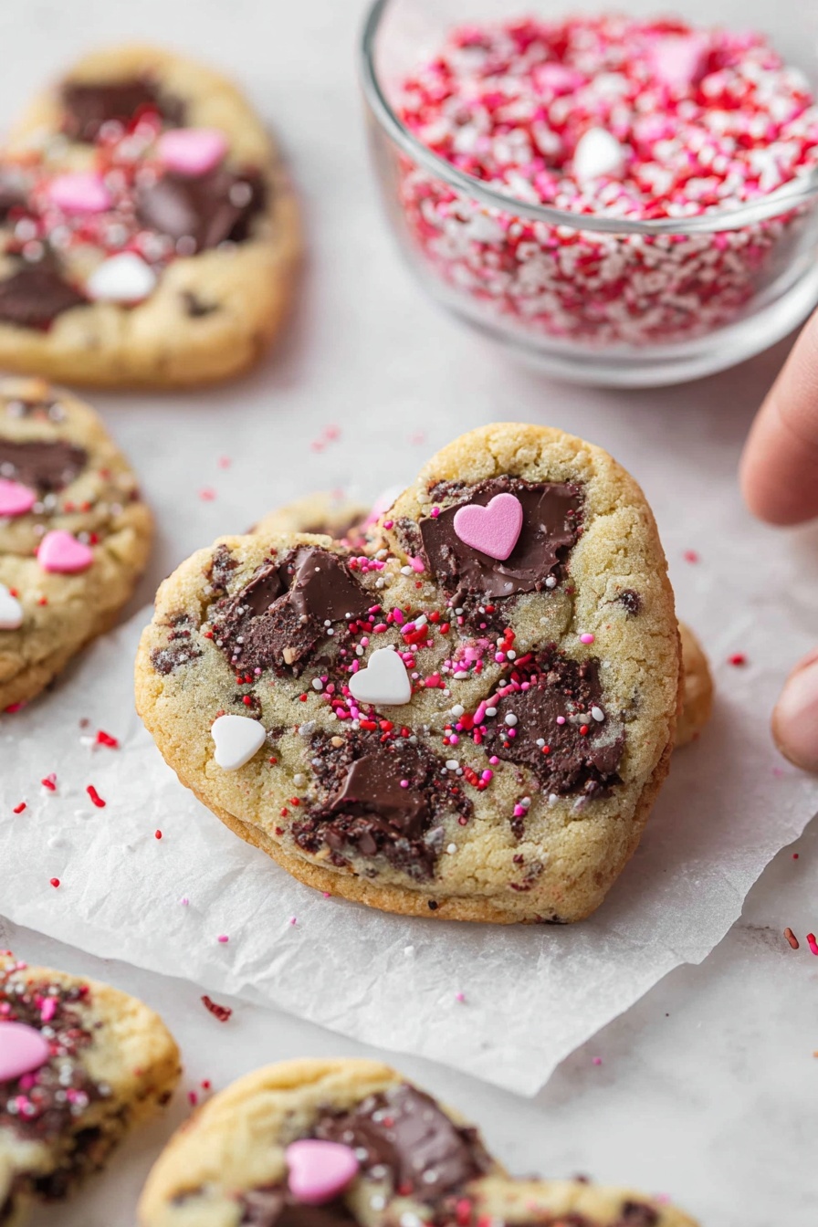 Heart-Shaped Chocolate Chip Cookies: Delightful & Easy to Make